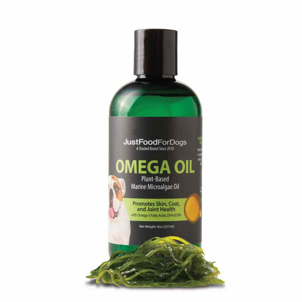Omega Oil for Dogs with Algae (8 oz) | JustFoodForDogs