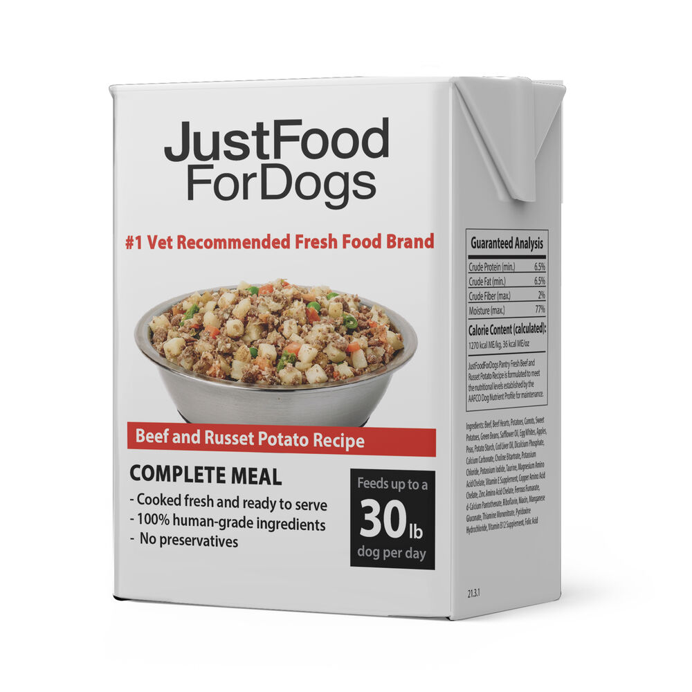 Pantry Fresh Beef & Russet Potato Recipe (Case of 12) | JustFoodForDogs