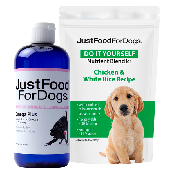 DIY Chicken + Omega Plus Bundle | JustFoodForDogs