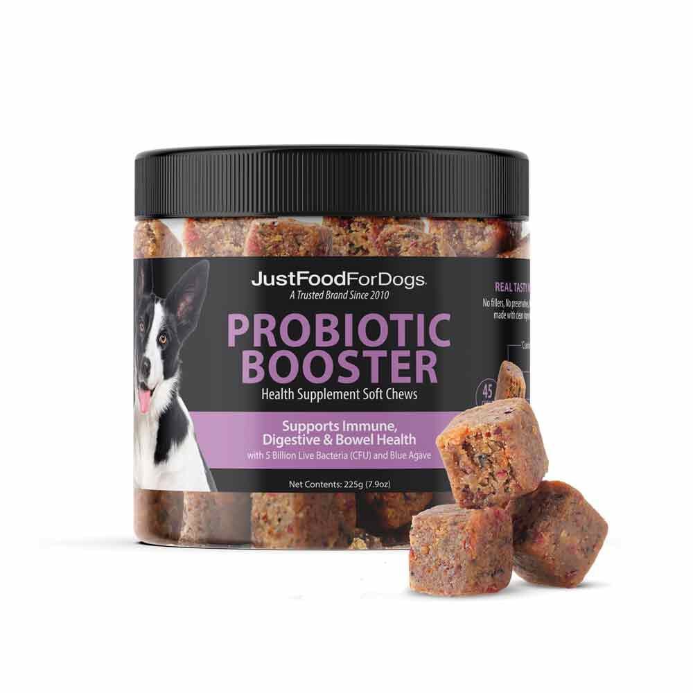 Probiotic Chews for Dogs (45 Soft Chews) | JustFoodForDogs