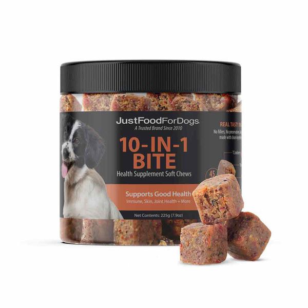 10-in-1 Bite (45 Chews) | JustFoodForDogs