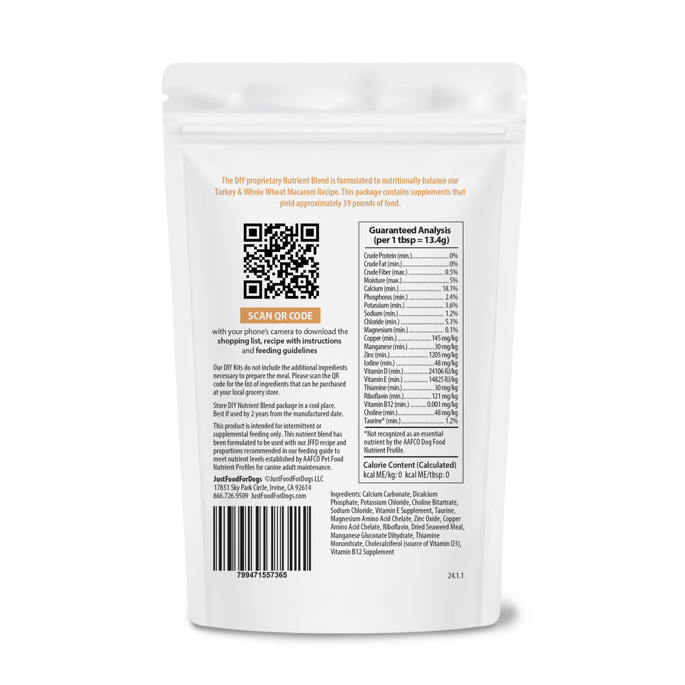 DIY Turkey + Omega Algae Bundle for Homemade Dog Food | JustFoodForDogs