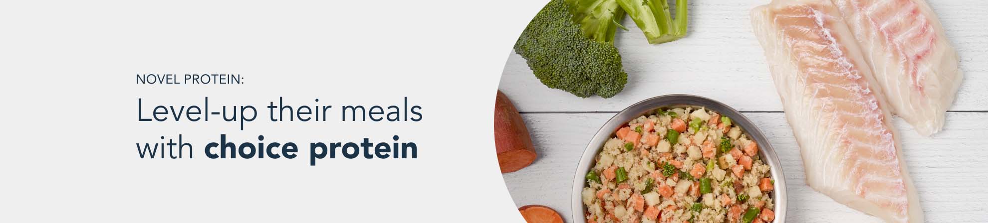 Novel Protein Dog Food | JustFoodForDogs